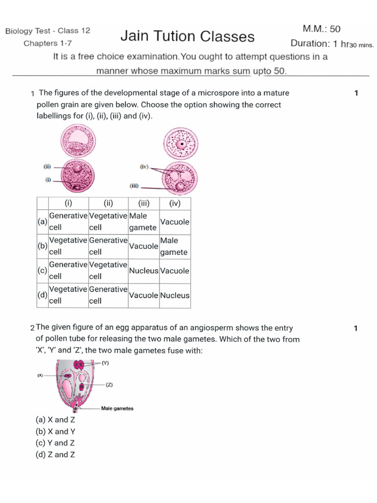 Bio 12th | PDF
