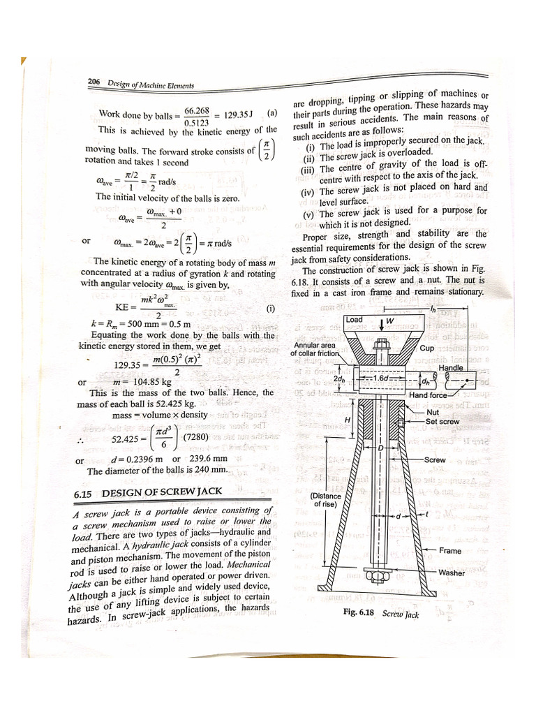 DME Screw Jack Practical | PDF