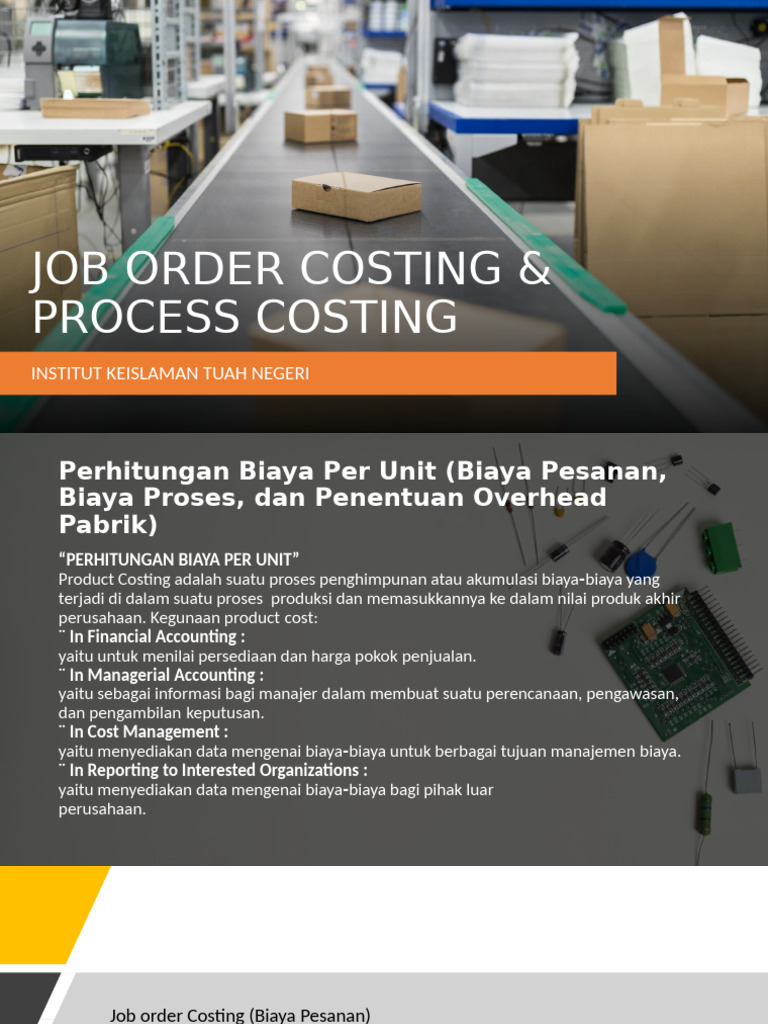 Job Order Costing & Process Costing | PDF