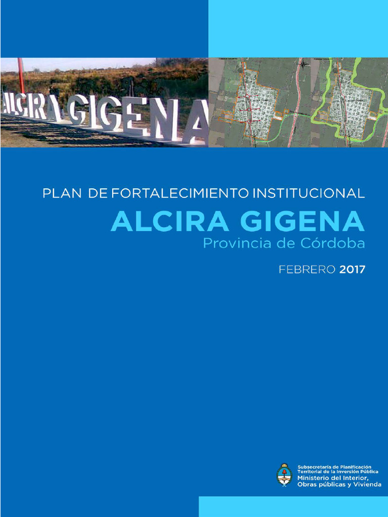 Plan Estrategico Territorial Alcira Gigena | PDF | Sustentabilidad ...