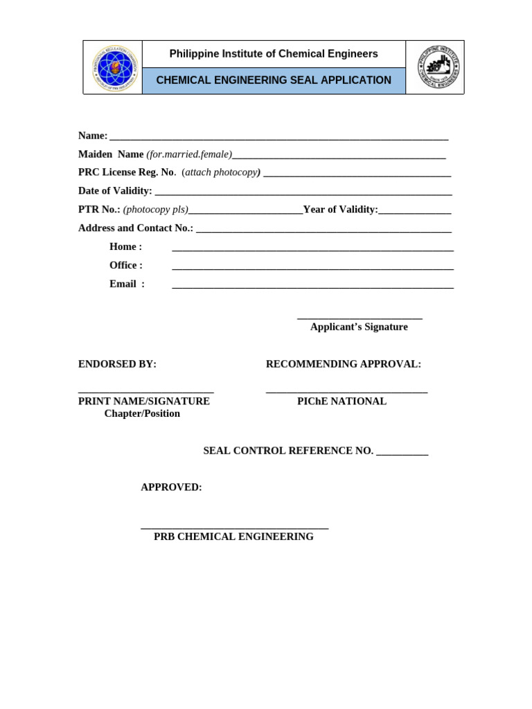 Dry Seal Applicationform 2017 | PDF