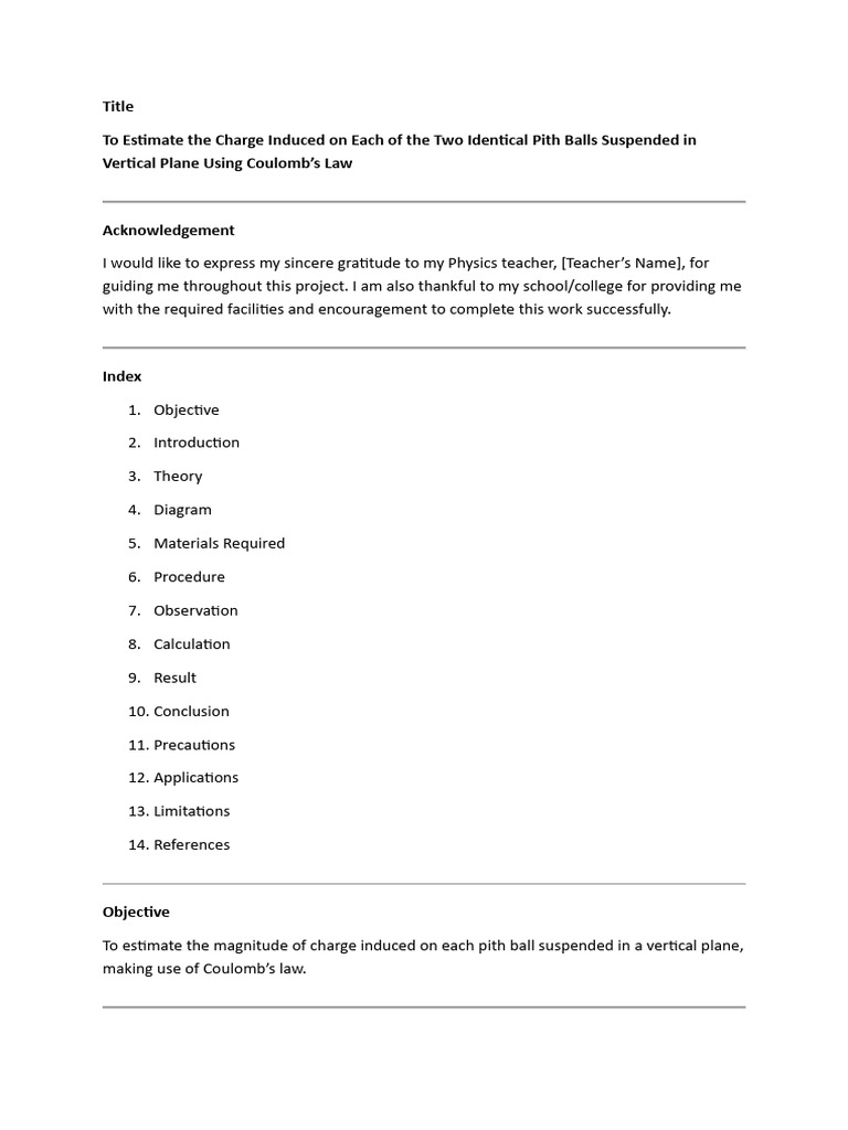 Physics Project | PDF | Physical Phenomena | Physical Quantities
