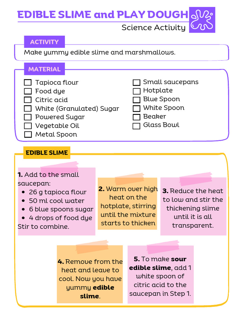 Edible Slime Print | PDF