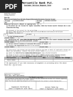 IDFC Account Conversion Form | PDF | Business | Finance & Money Management