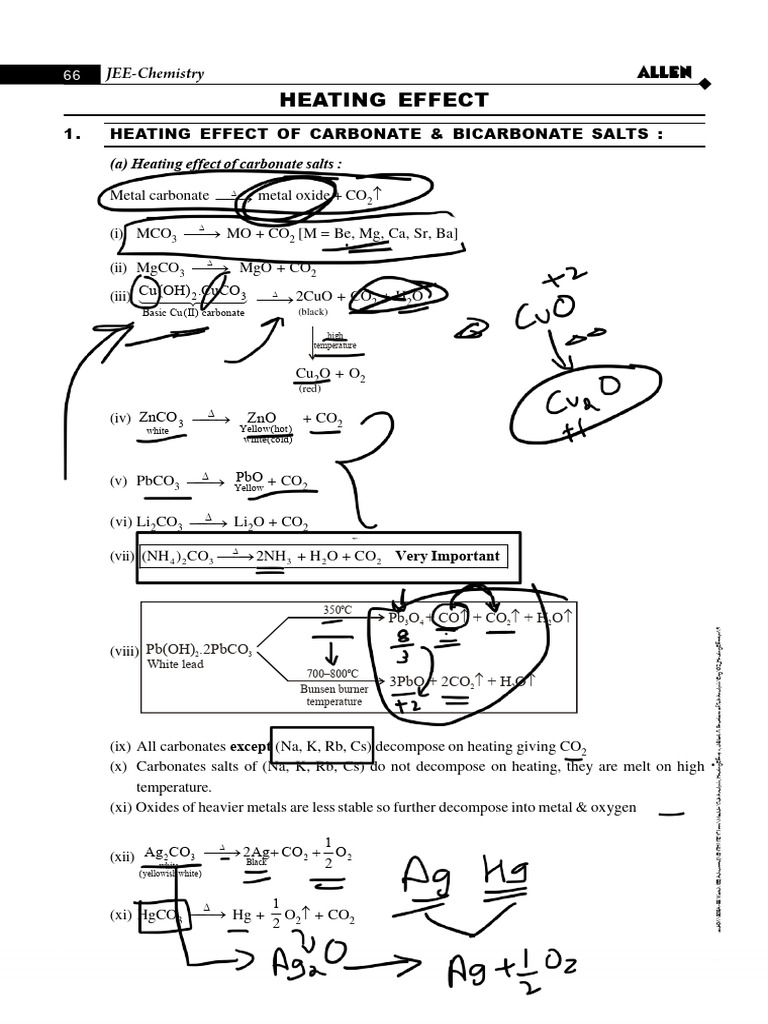 Heating Effects Edit | PDF | Chemical Substances | Molecules