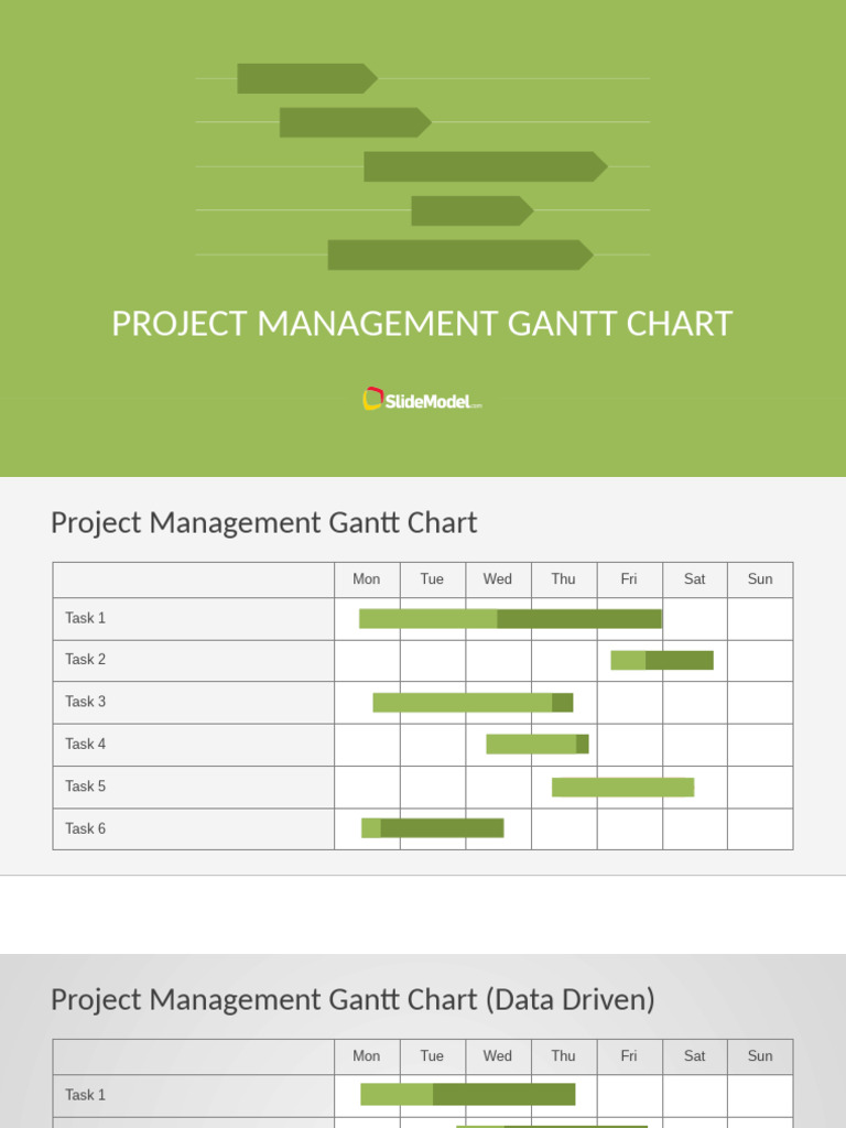 6824 01 Flat Generic Gantt Chart 16x9 | PDF
