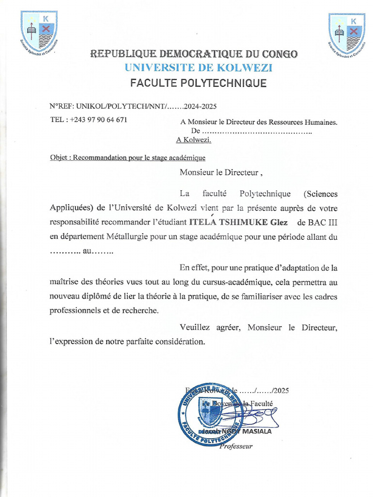 Recommandation | PDF