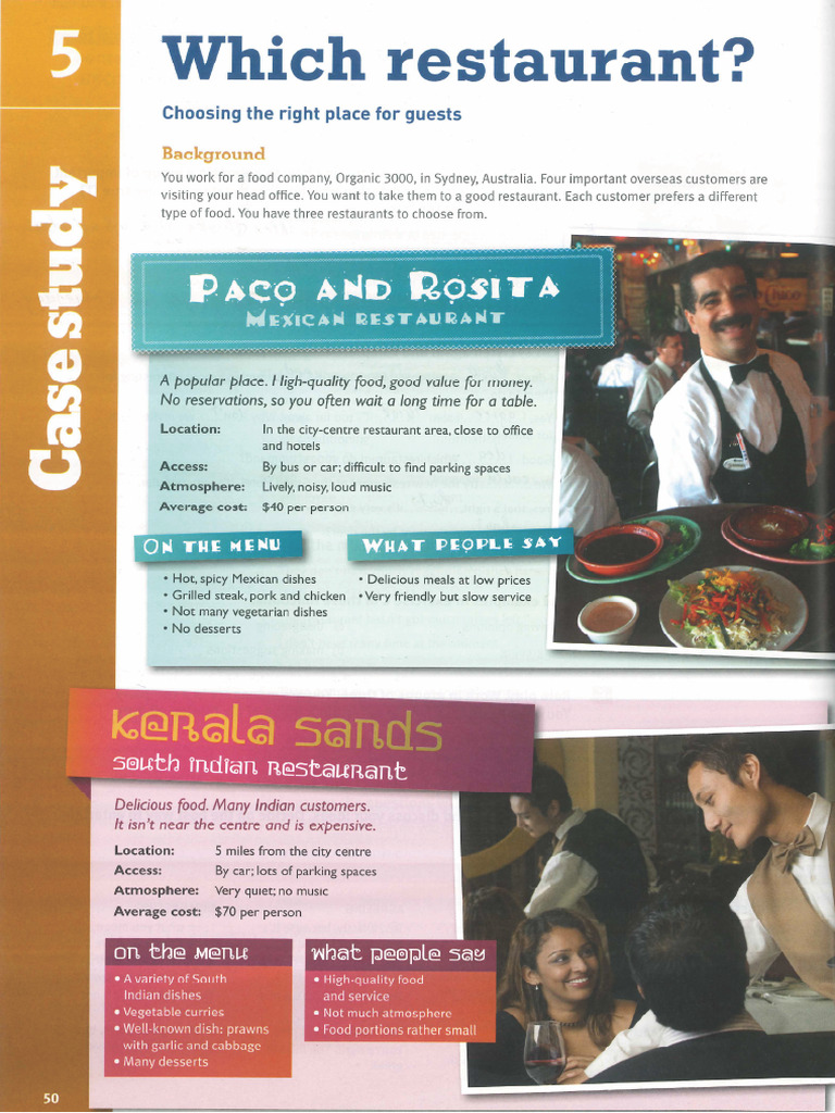 KEY Study - Restorani 1 | PDF