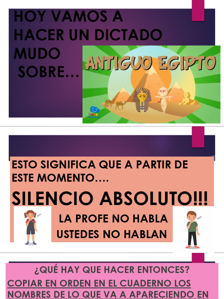 Dictado Mudo | PDF