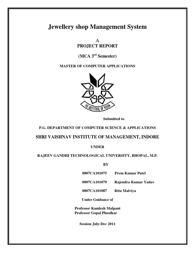 Project Report | PDF | Software Testing | Feasibility Study