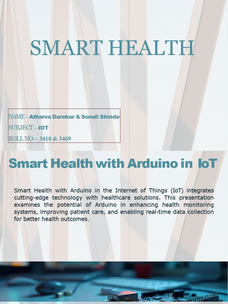 Smart Health: Arduino in IoT Solutions | PDF | Internet Of Things ...