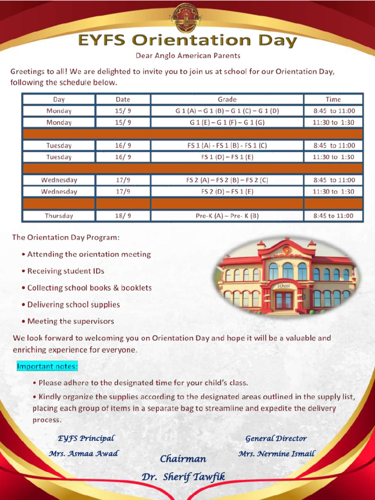 Orientation Invitation 2025 | PDF