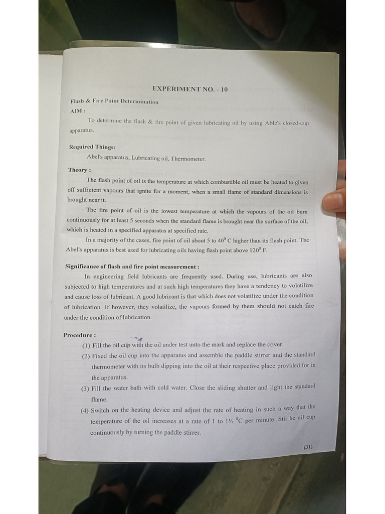 Next Experiment Chemi | PDF