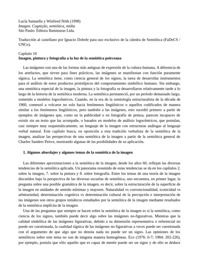 Lucía Santaella - Winfired Nöth - Imagen. Cognición Semiótica Medios ...