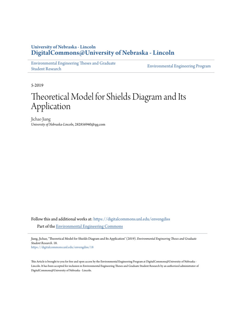 Shields Diagram Theoretical Model | PDF | Continuum Mechanics | Liquids