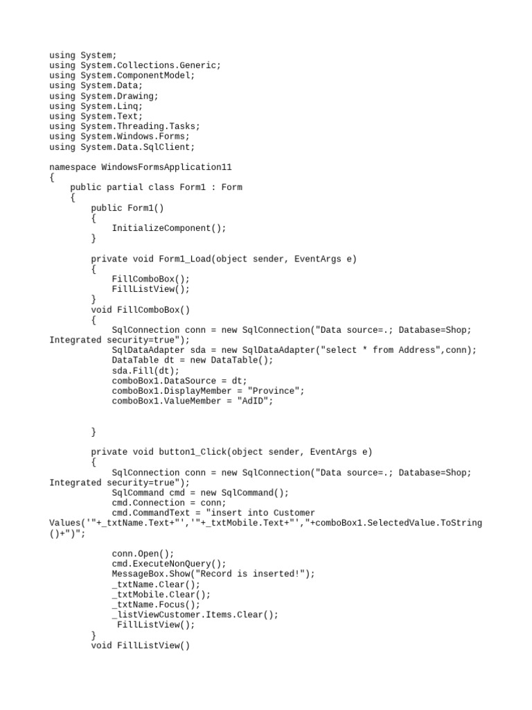 How Tofill List View and Search | PDF | Computer Programming | Software ...