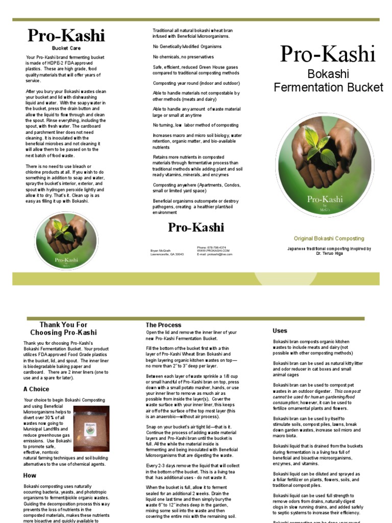 Bucket Brochure | PDF