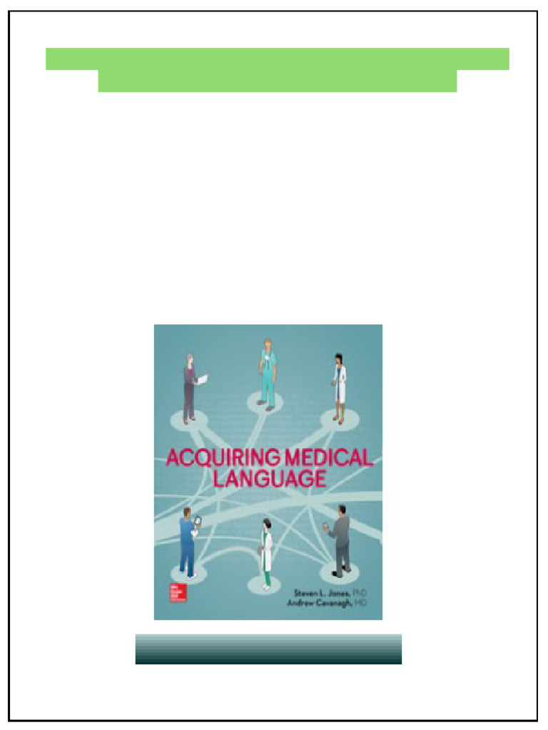 McGraw-Hill Connect Resources for Jones, Acquiring Medical Language, 1e ...