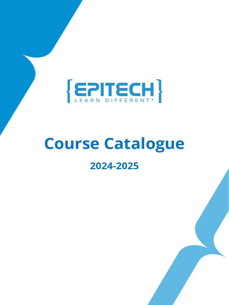 Epitech Incomings Course Catalogue 2024 2025 Paris | PDF | Computer Programming | Computer Network