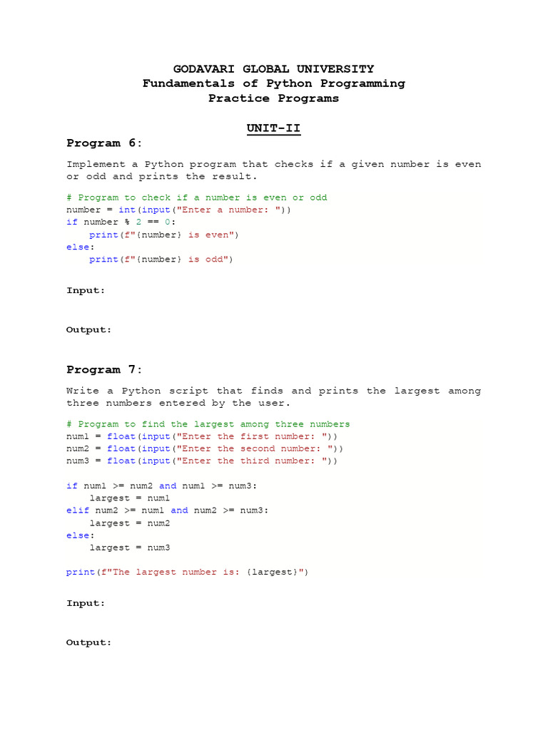 Unit 2 Practical | PDF | Computing | Mathematics