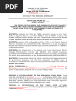 Designation of Barangay VAWC Desk Officer | PDF | Social Science