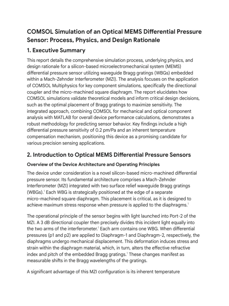 COMSOL Simulation Process Explained | PDF | Waves | Waveguide