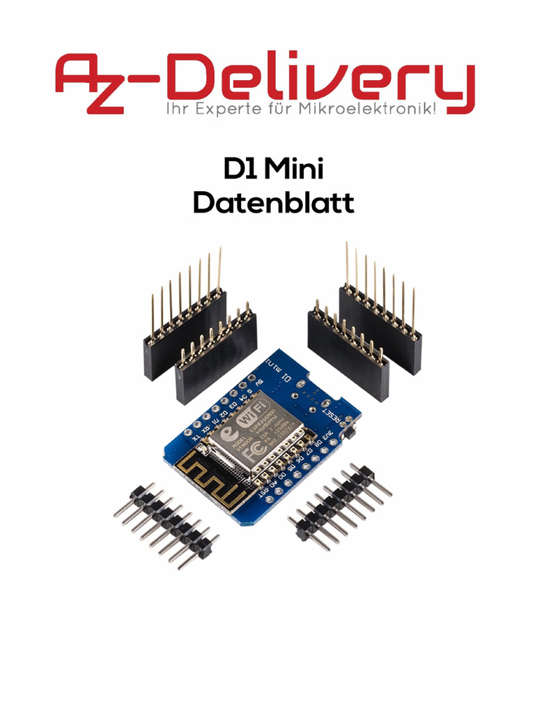 D1 Mini Datenblatt AZ-Delivery Vertriebs GMBH | PDF