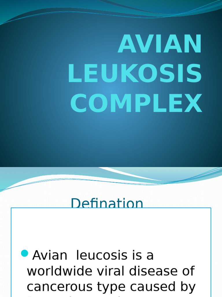 Overview of Avian Leukosis Complex | PDF | Virus | Microbiology