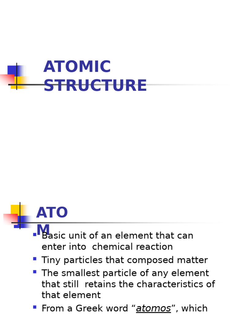 Understanding Atomic Structure Basics | PDF | Ion | Atoms