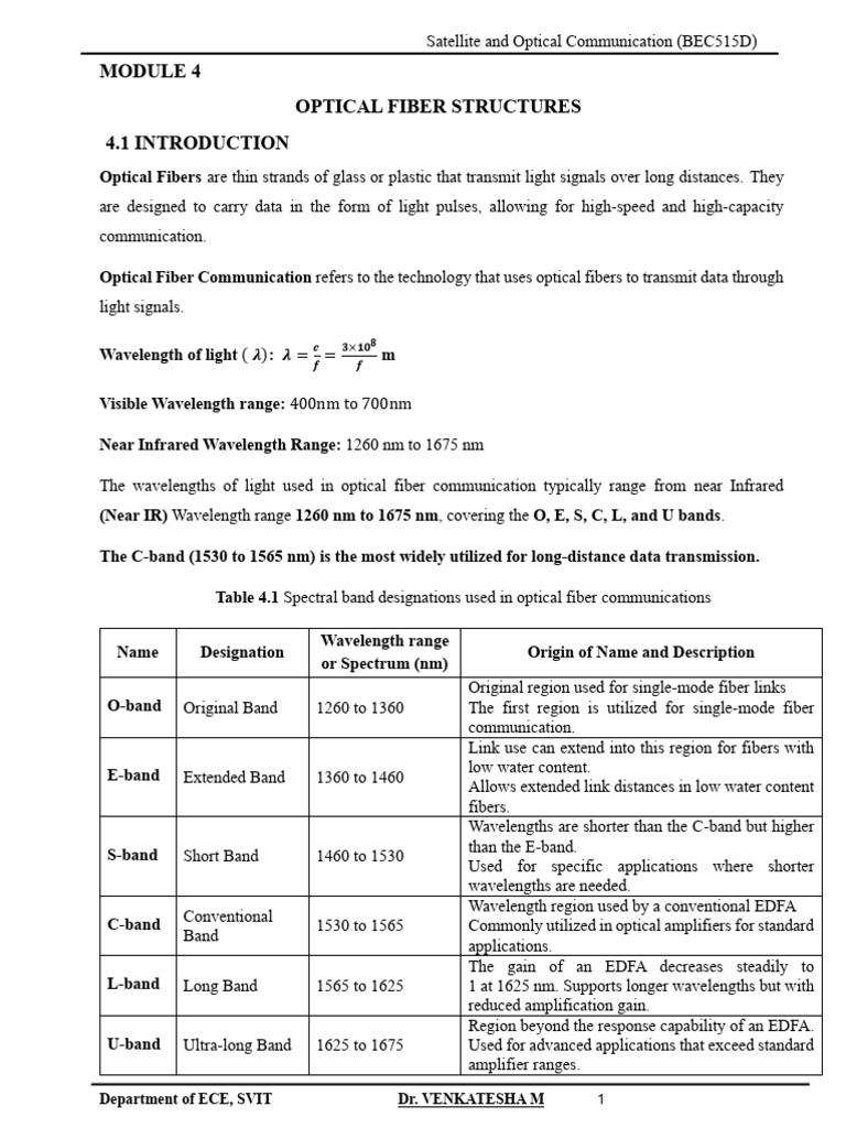 Optical Fiber Communication Overview | PDF | Fiber Optic Communication ...