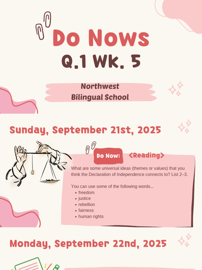 Do Nows 2025 Q1Wk5 (3) | PDF