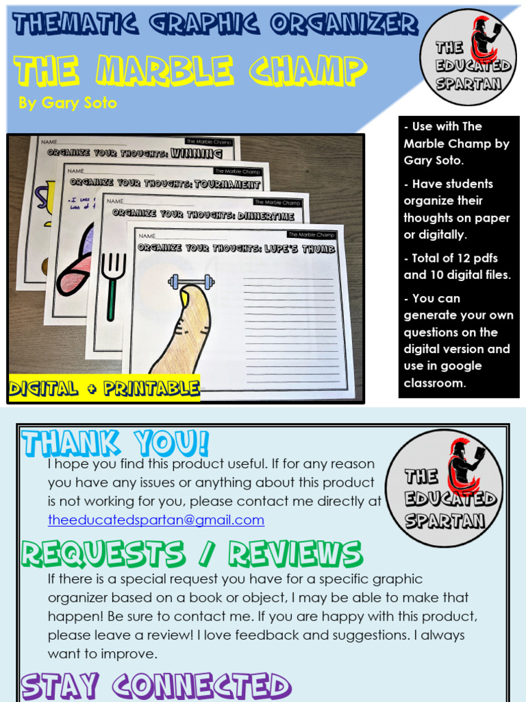 The Marble Champ: by Gary Soto | PDF