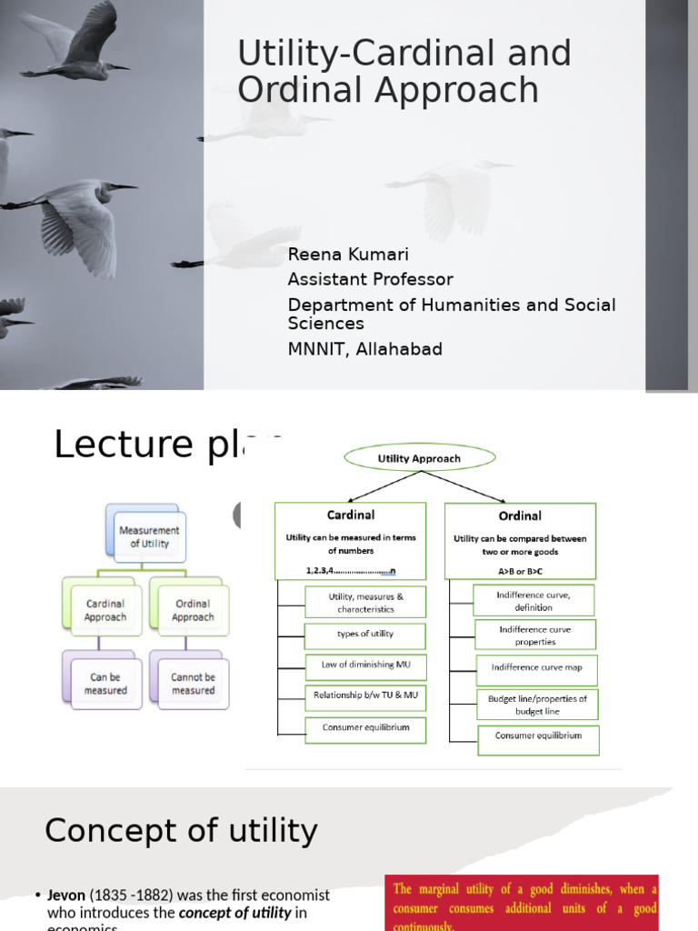 Cardinal and Ordinal Utility Analysis | PDF | Utility | Marginal Utility
