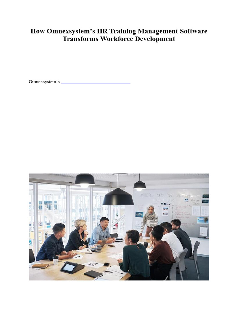 Transforming HR Training Management Software | PDF | Analytics ...