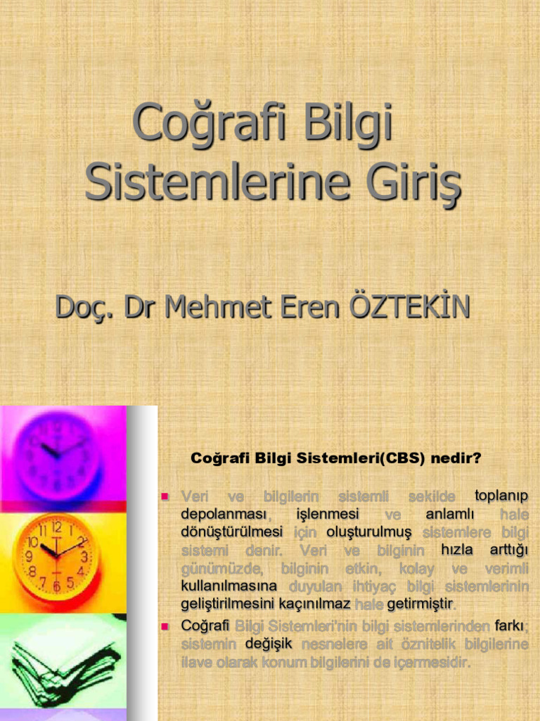 Cografi Bilgi Sistemleri | PDF