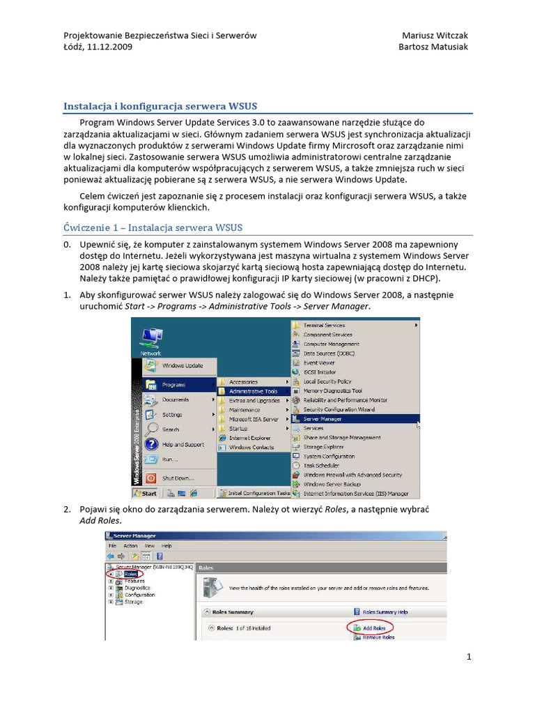 WSUS | PDF