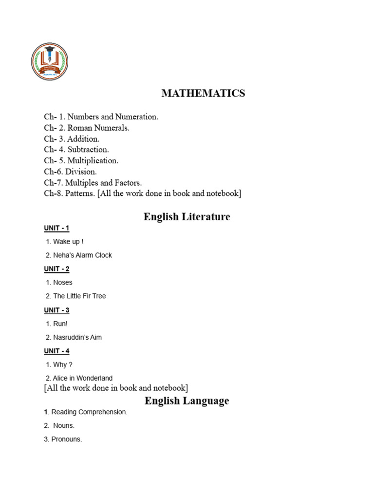 Class Iv | PDF