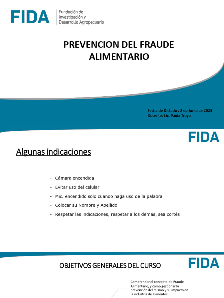 Prevención del Fraude Alimentario en la Industria | PDF | Alimentos | Carne