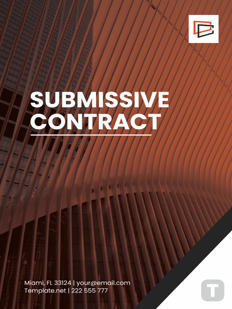 Submissive Contract Template - Edit Online & Download Example | PDF