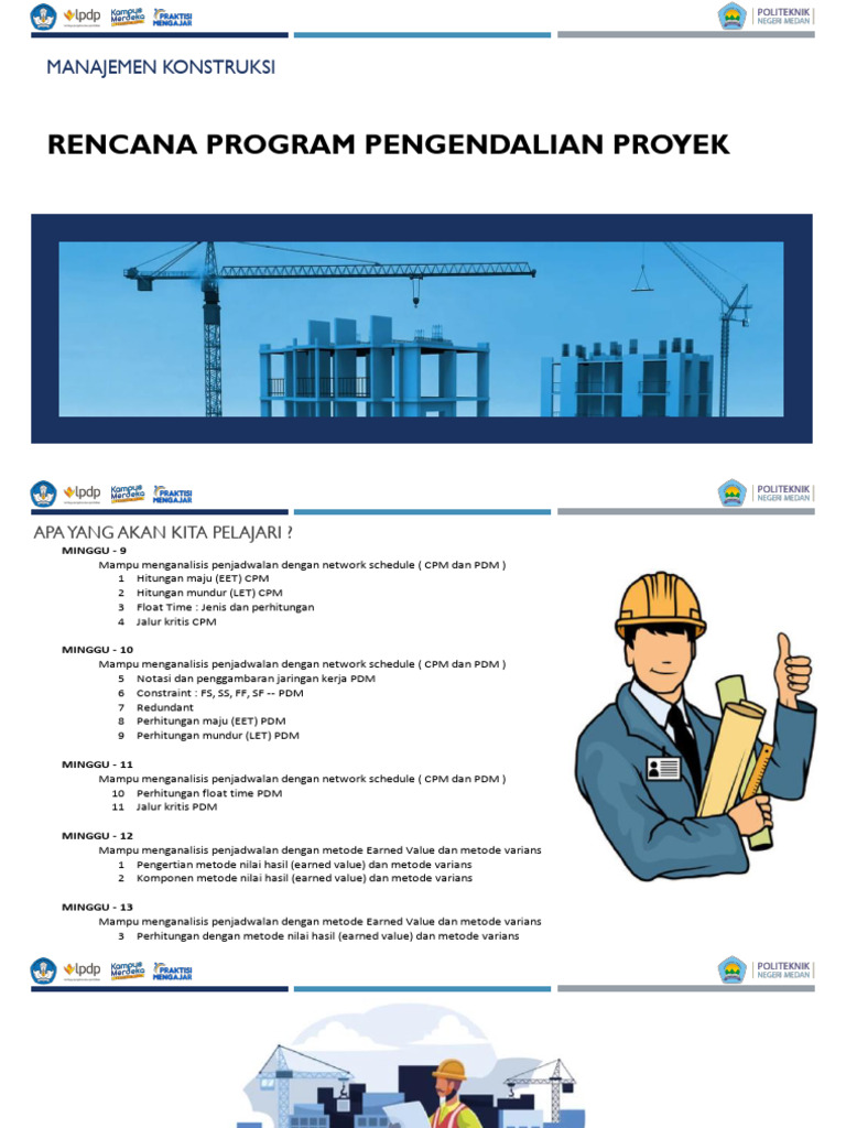Manajemen Konstruksi - CPM | PDF