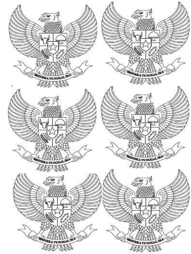 Mewarnai Burung Garuda | PDF