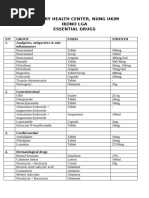 Essential OPD Drugs List and Uses | PDF