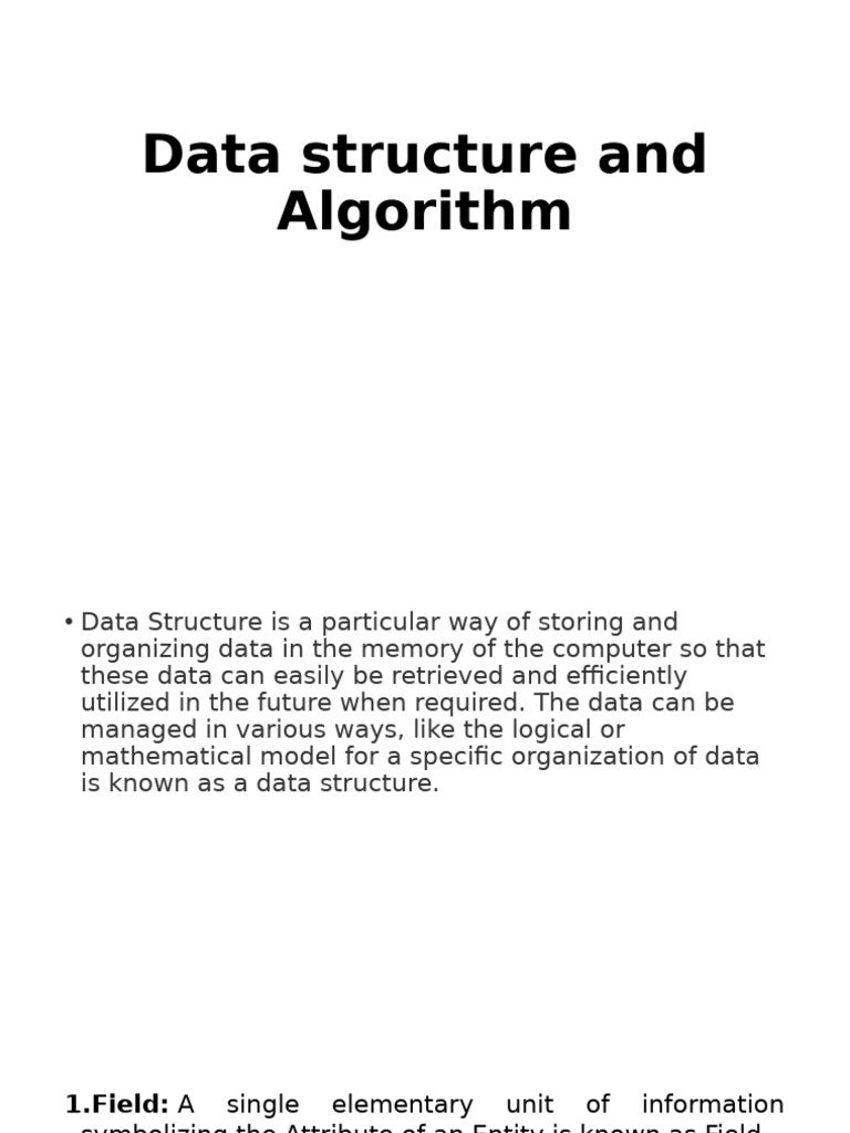 Data Structure and Algorithm 1 | PDF | Queue (Abstract Data Type ...