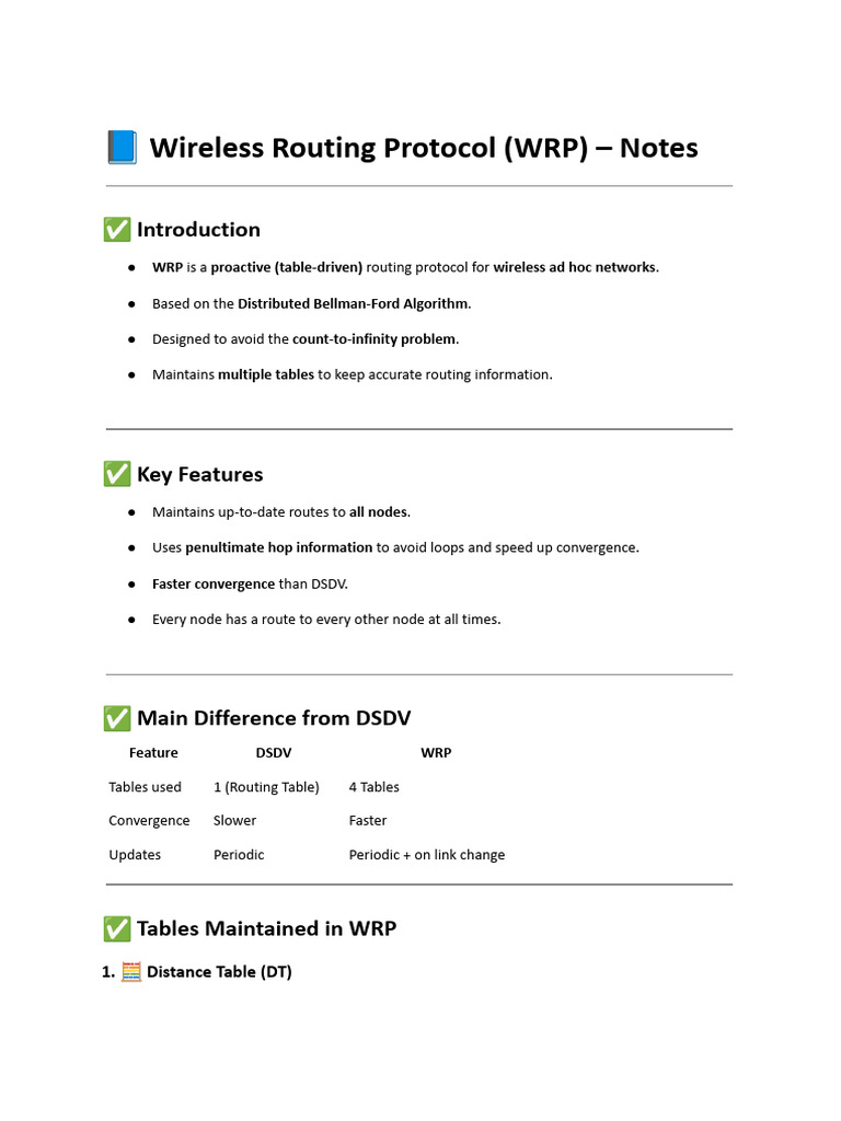 ?routing Protocol (RP) - Notes | PDF | Routing | Network Protocols
