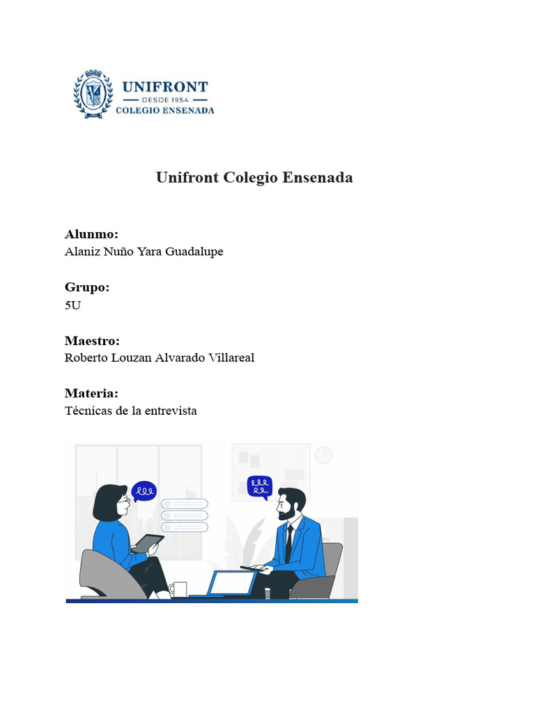 Unifront Colegio Ensenada | PDF