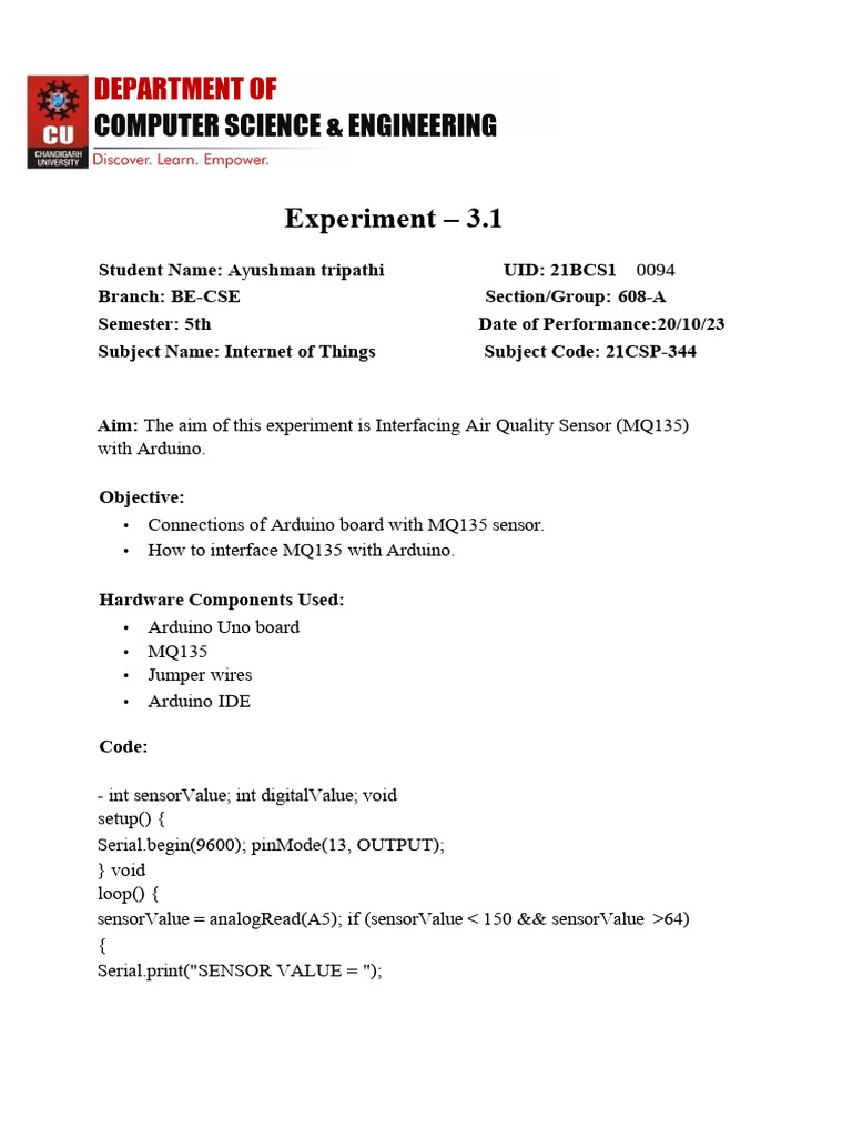 J MD Irshad 3.1 Iot | PDF