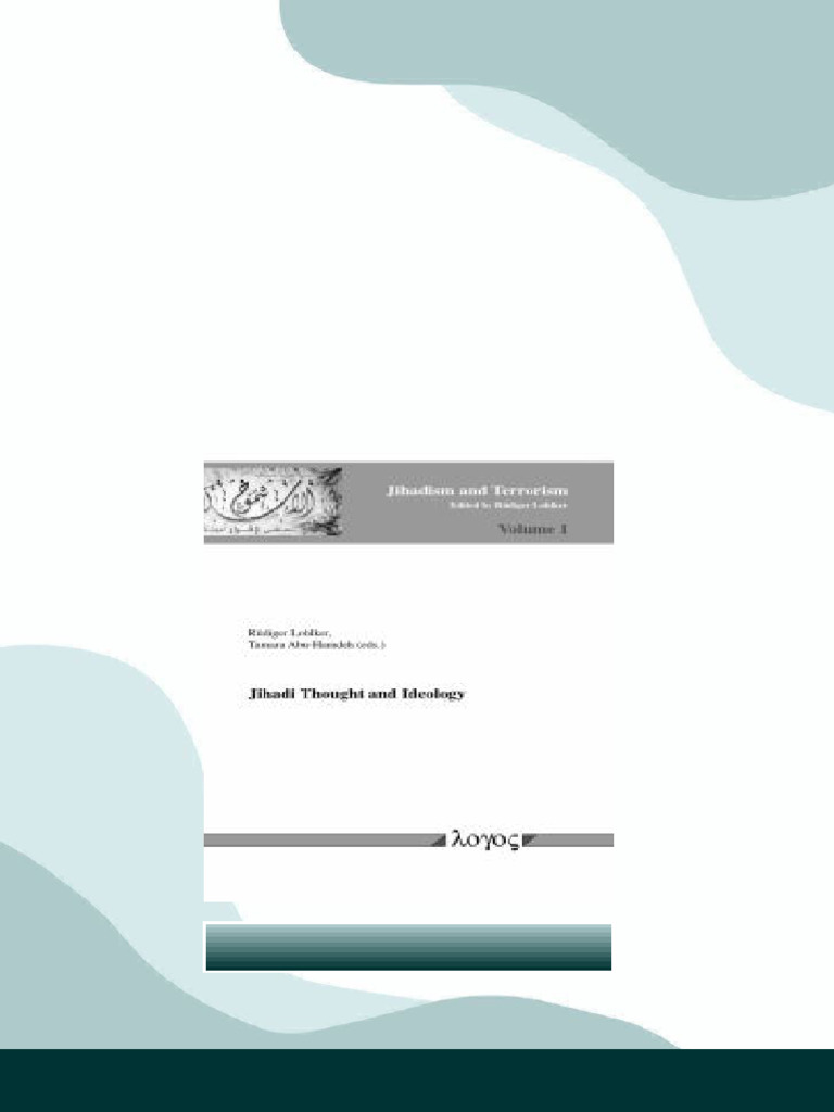 (Ebook) Jihadi Thought and Ideology by Rüdiger Lohlker; Tamara Abu ...