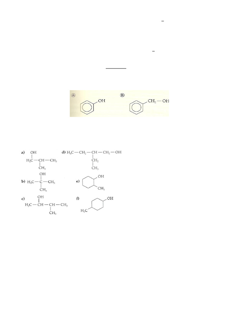 Exercícios de Química Orgânica: Álcoois e Ésteres | PDF | Aldeído | Éster