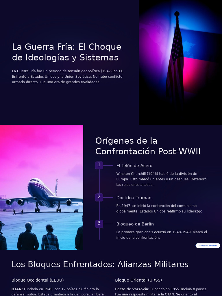 La Guerra Fria El Choque de Ideologias y Sistemas | PDF | Guerra Fría ...