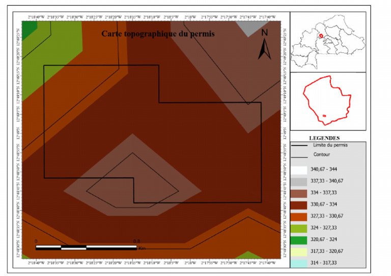 Carte Topographique | PDF